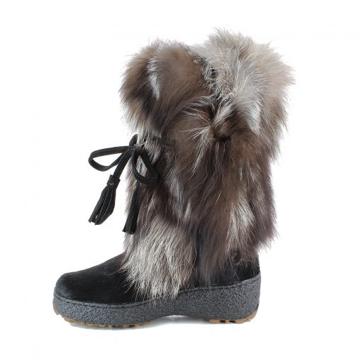 Damen Winterstiefel Mit Fell